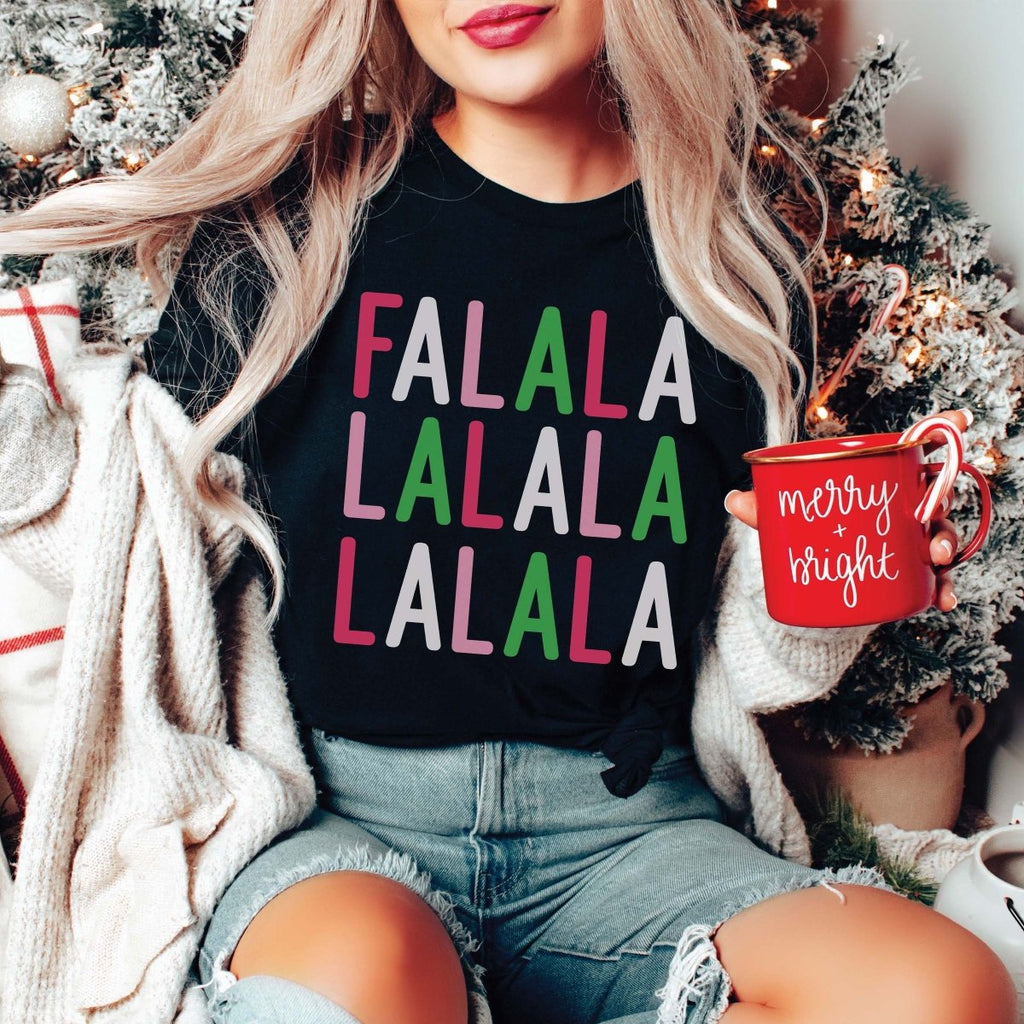FALALA Christmas Bella Graphic Tee - Limeberry Designs
