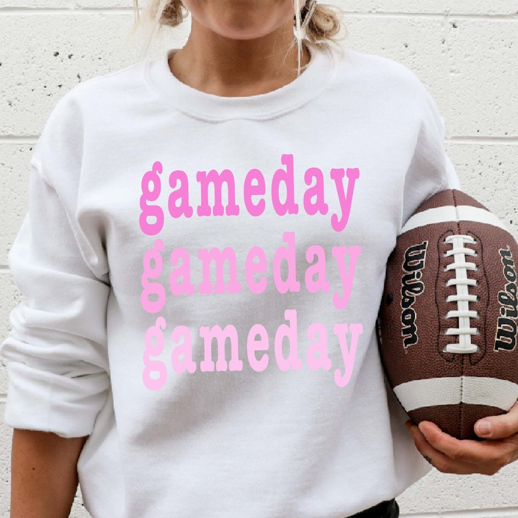 Game Day Pink Crew Sweatshirt - 2XL – Limeberry Designs